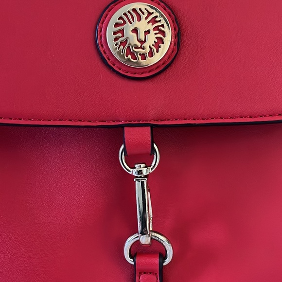Anne Klein | Bags | Anne Klein Red Backpack Purse Nwot Leather | Poshmark